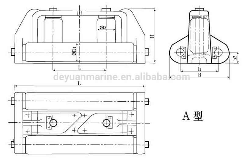 Ship Winch Roller Fairlead fairlead anchor roller From China Suppliers ...