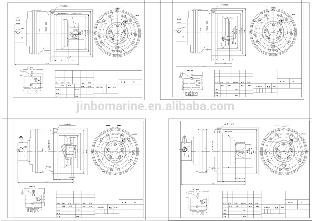 Hydraulic motor From China Suppliers-Lifeboat Davit-Deyuan Marine Equipment