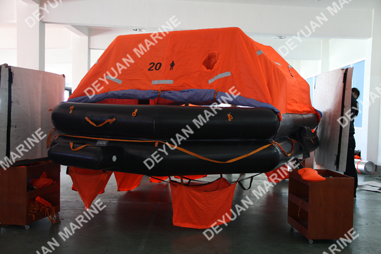 20 Man Marine Life Raft For Sale From China Suppliers-Lifeboat Davit ...