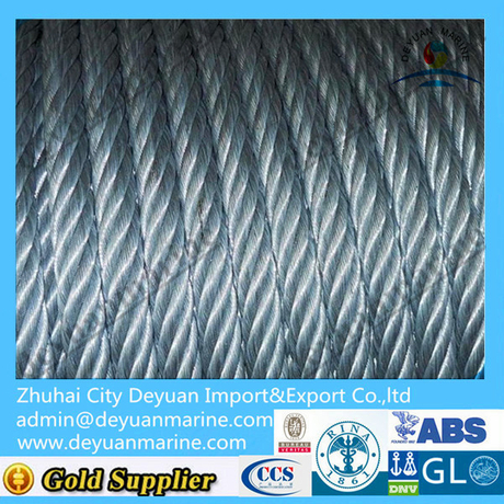 Galvanized steel wire lifeboat fall wire with CCS approved From China ...