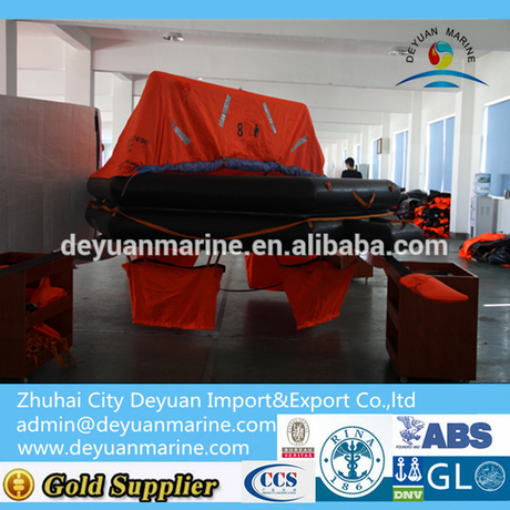 8 Person Throw Over Board Life Raft From China Suppliers-Lifeboat Davit ...
